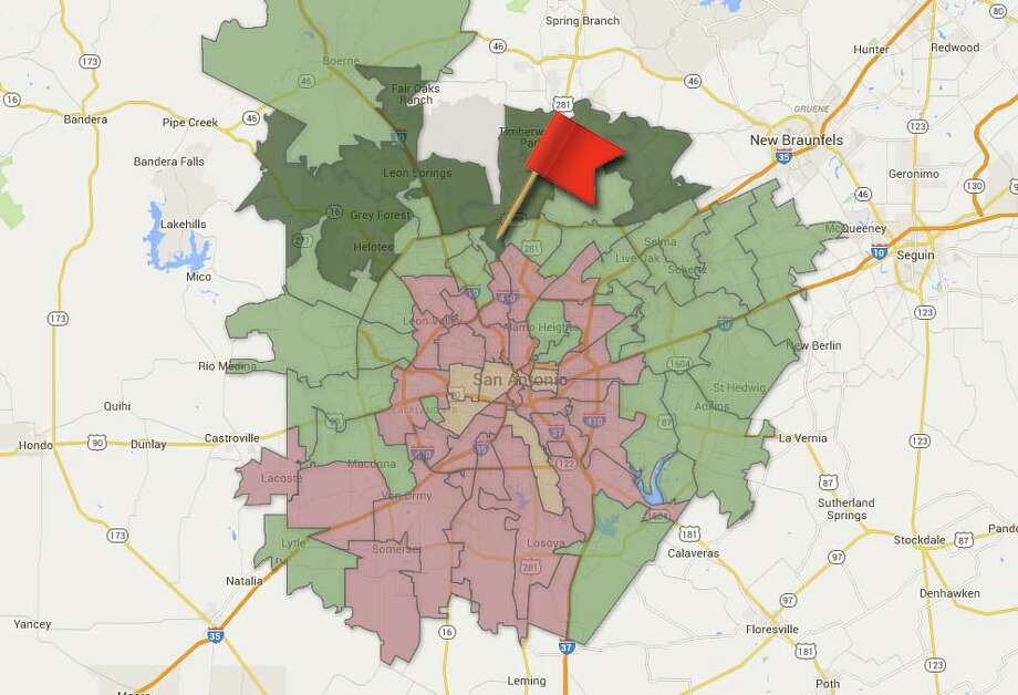 Map: Median household income in Bexar County by ZIP code - San Antonio ...