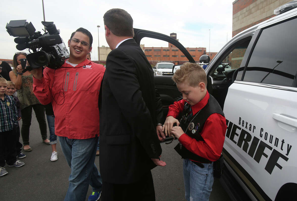 Boy surprised to meet bone marrow donor