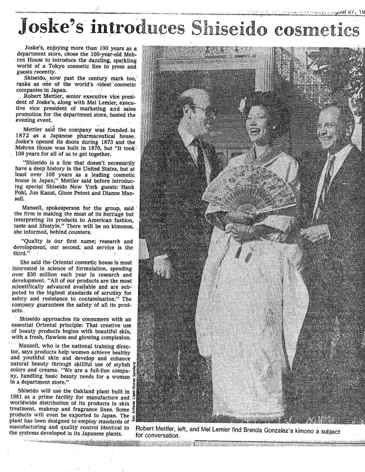 A look back at Joske's of Texas, the legendary premiere department ...