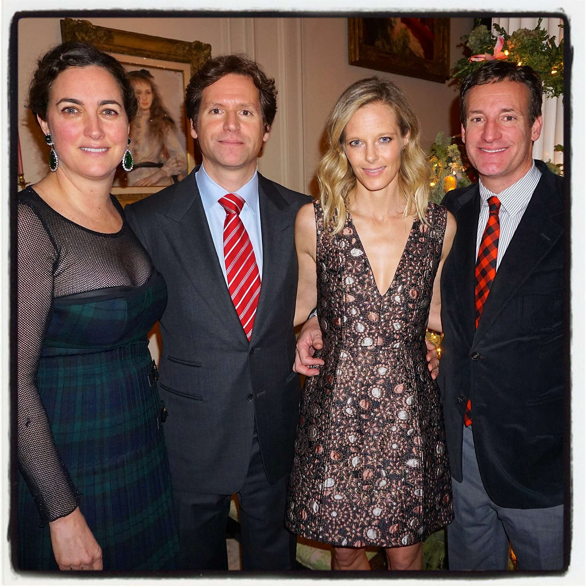 High society’s high-rolling holiday parties