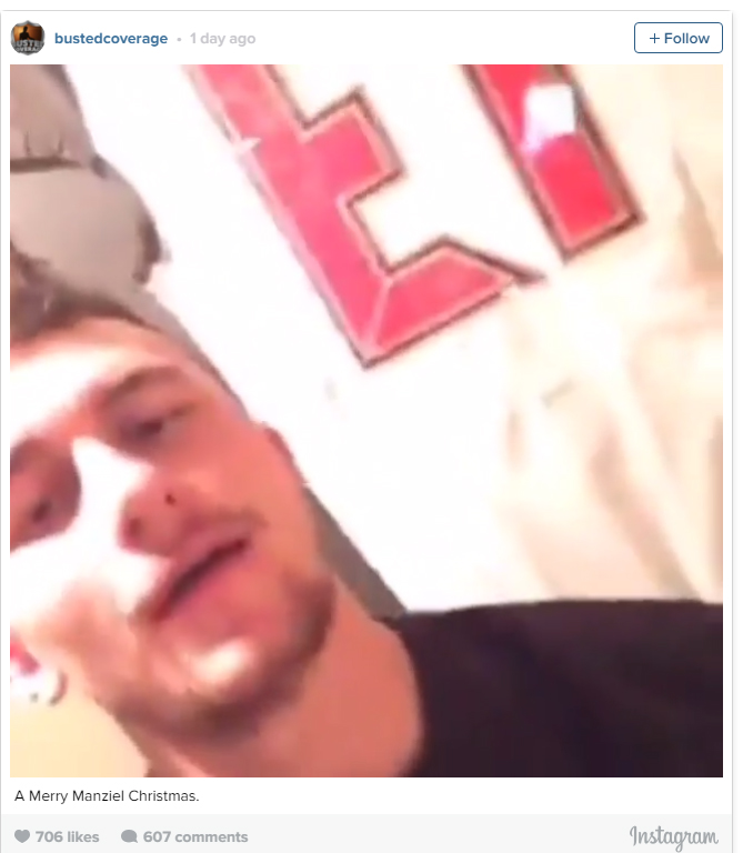 Johnny Manziel caught partying over Christmas holiday