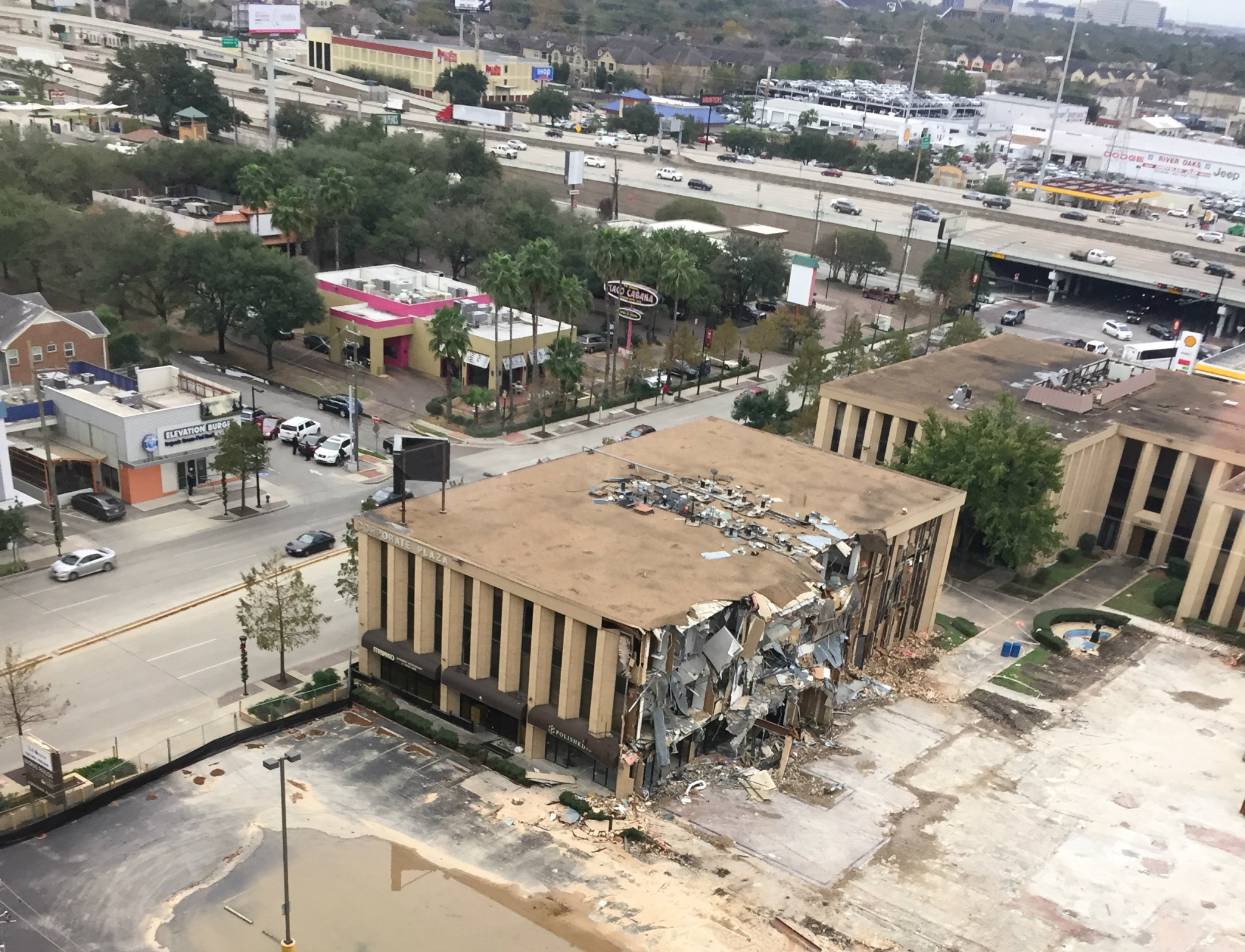 Kirby buildings meet wrecking ball
