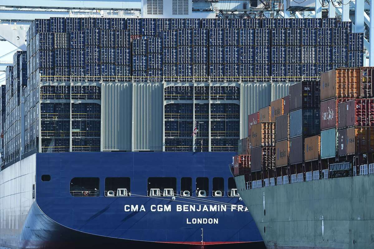 Biggest cargo ship to ever grace S.F. Bay is here