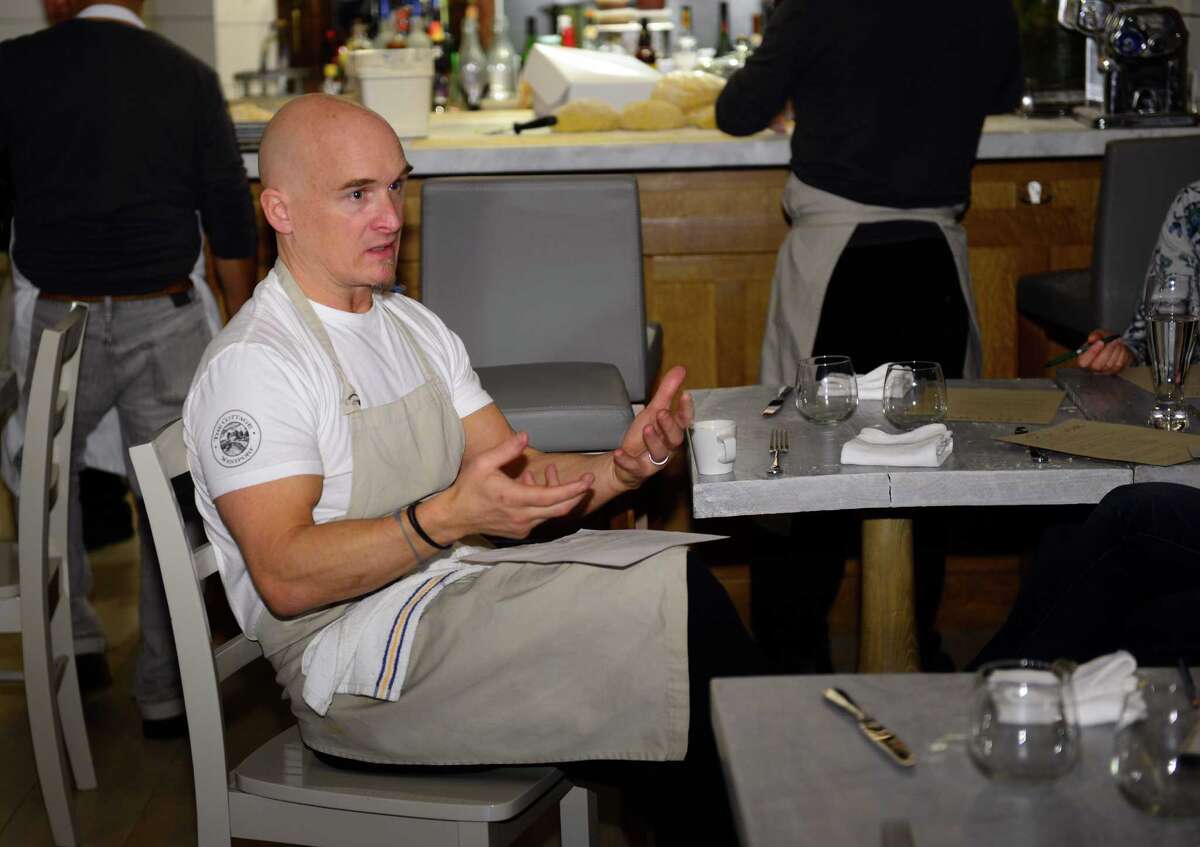 Chef Brian Lewis at home in The Cottage