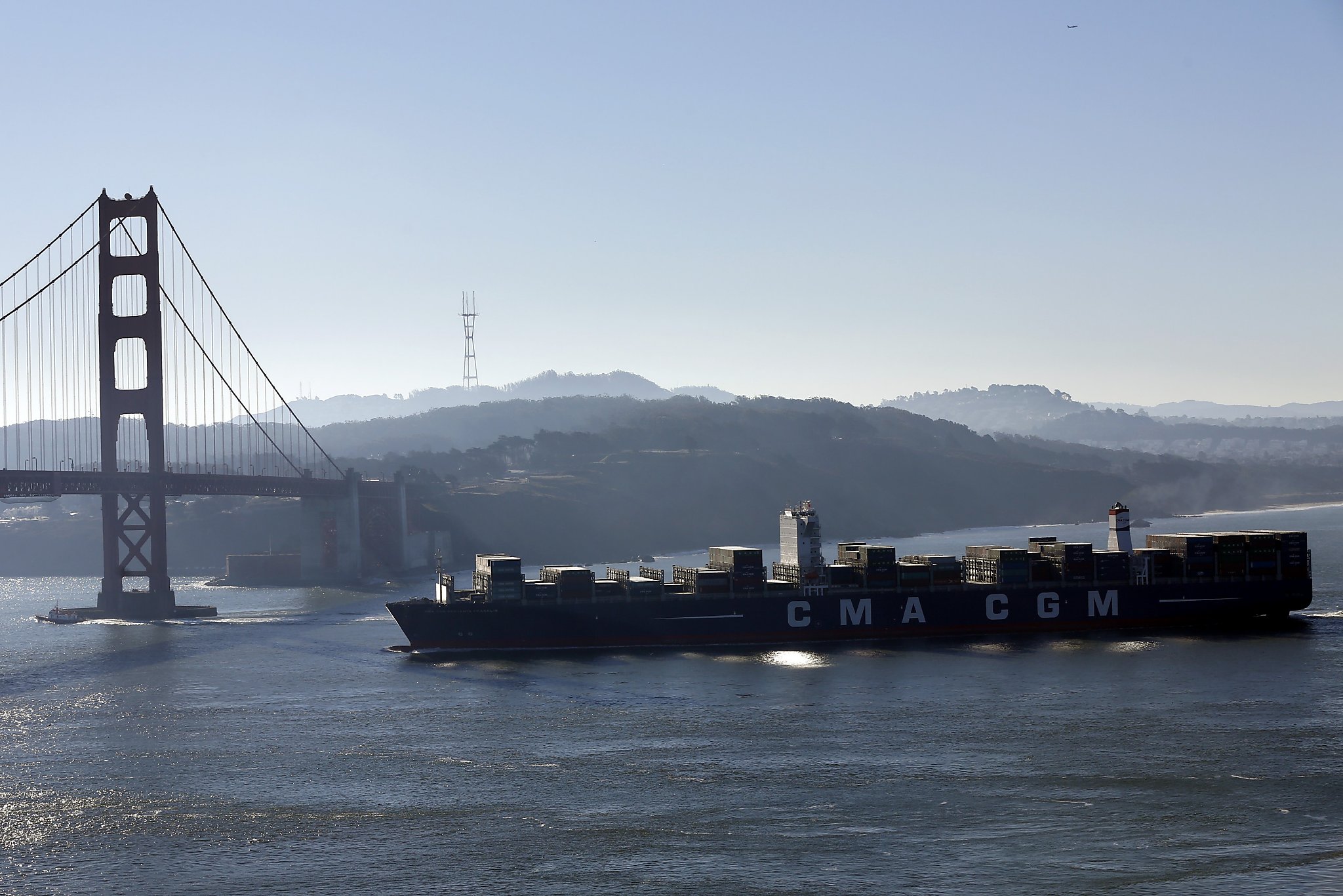 Biggest cargo ship to ever grace S.F. Bay is here
