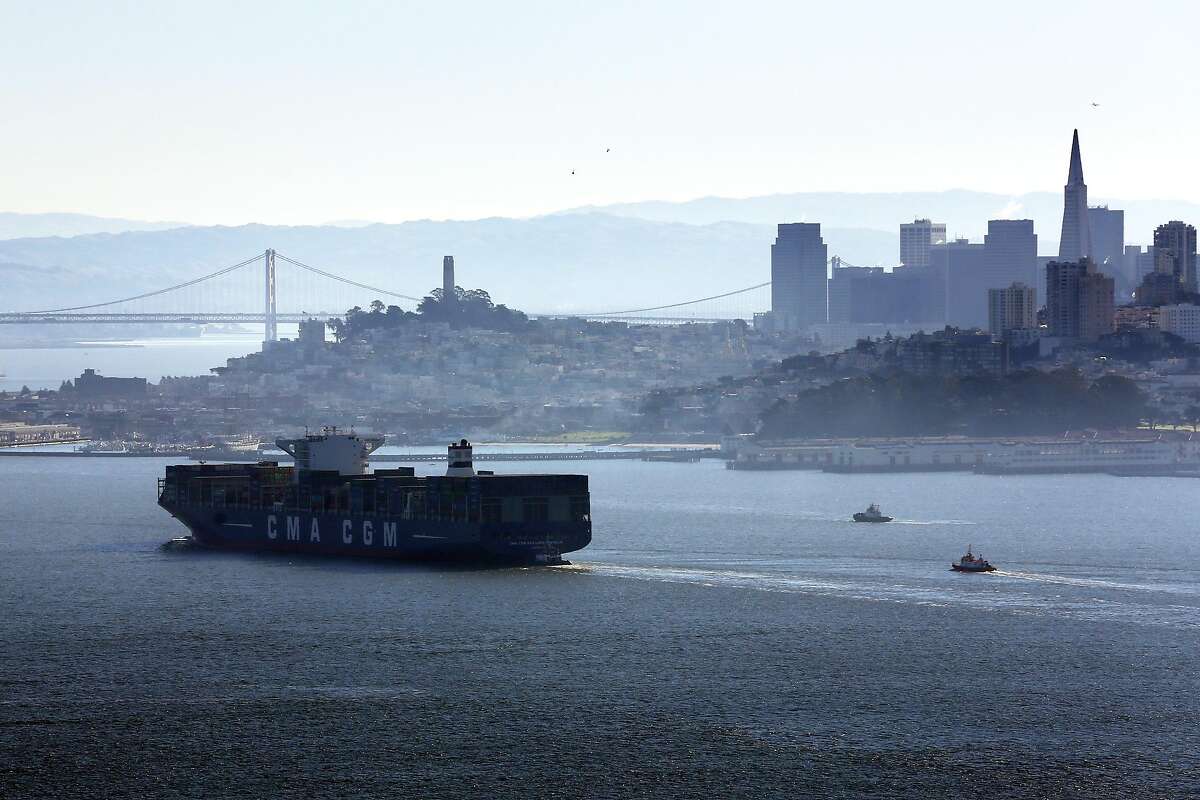 Biggest cargo ship to ever grace S.F. Bay is here