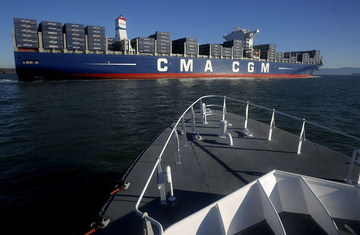 Biggest cargo ship to ever grace S.F. Bay is here