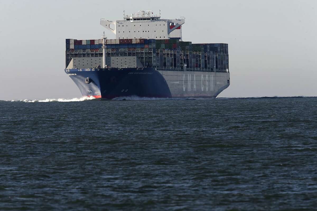 Biggest cargo ship to ever grace S.F. Bay is here