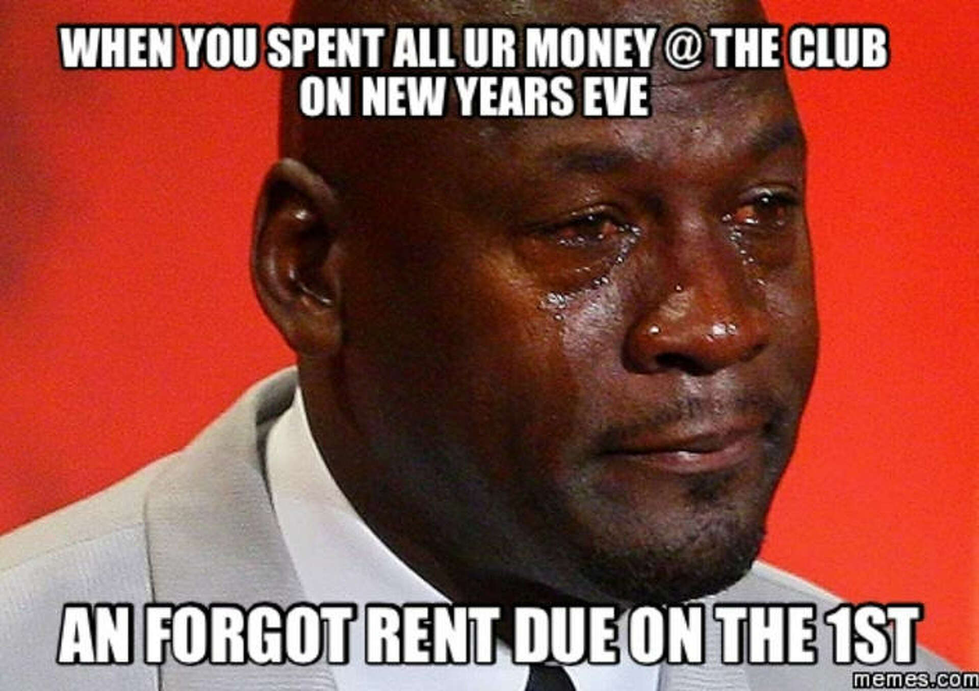 New Year's memes that are all too real