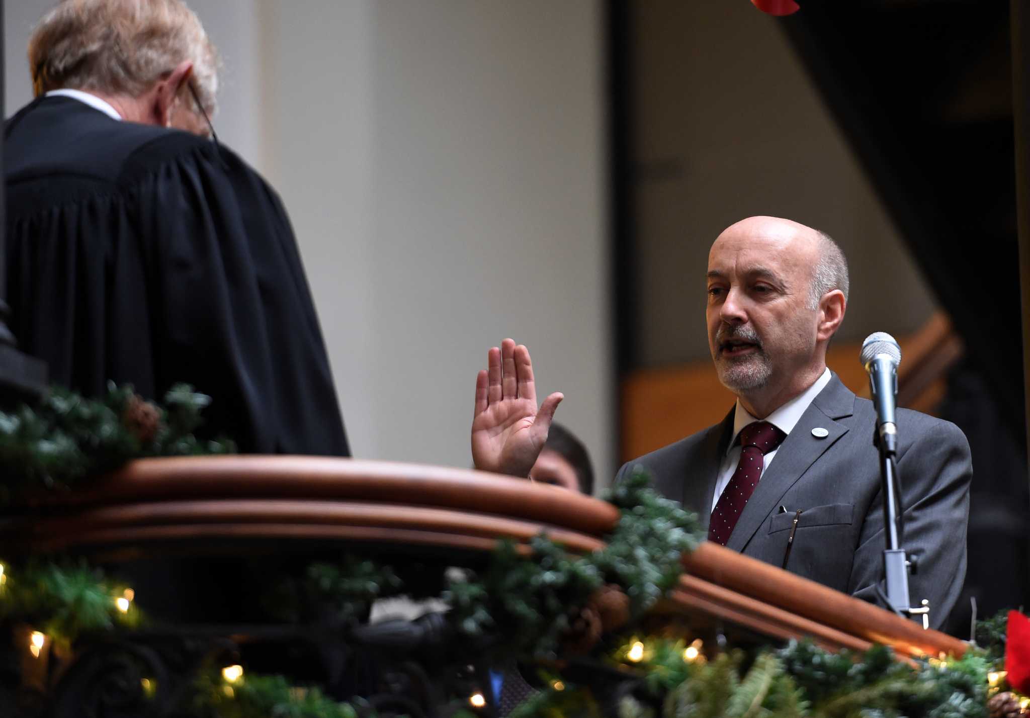 Photos: Taking office in Troy