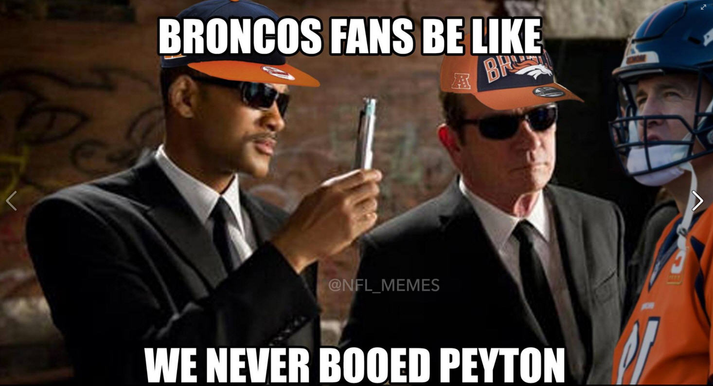 Broncos Fans Be Like Meme