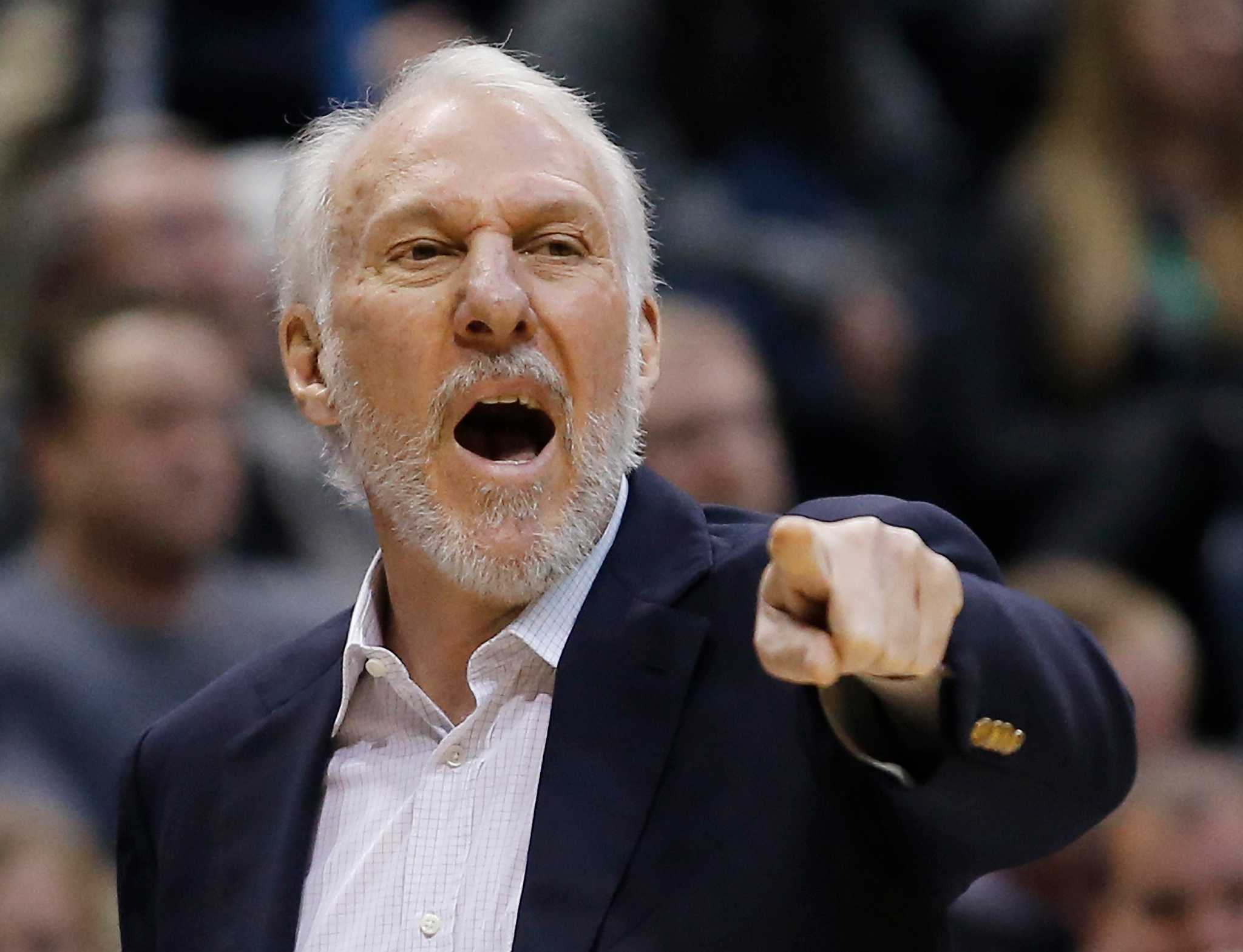 Popovich named Coach of the Month