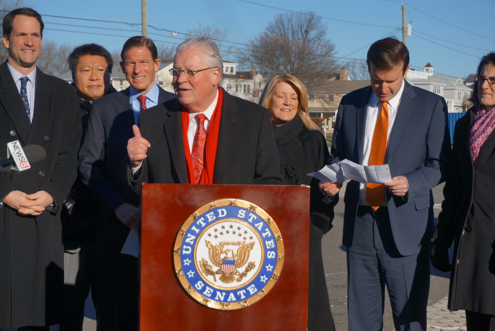 Officials give wave of thanks for FEMA aid to rebuild Penfield Pavilion