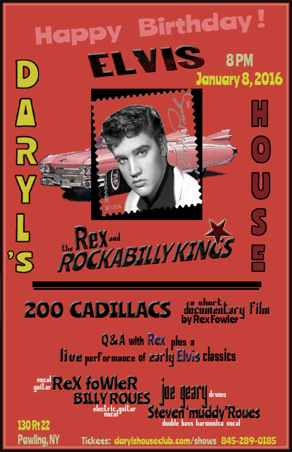 Rex Fowler celebrates Elvis Presley through music and film at Daryl’s ...