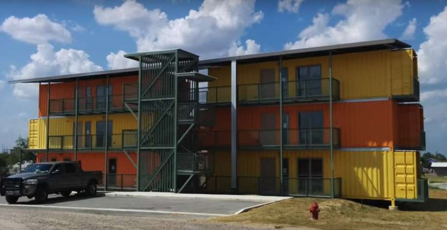 Container-style apartment complex completed on Eagle Ford Shale, plans ...