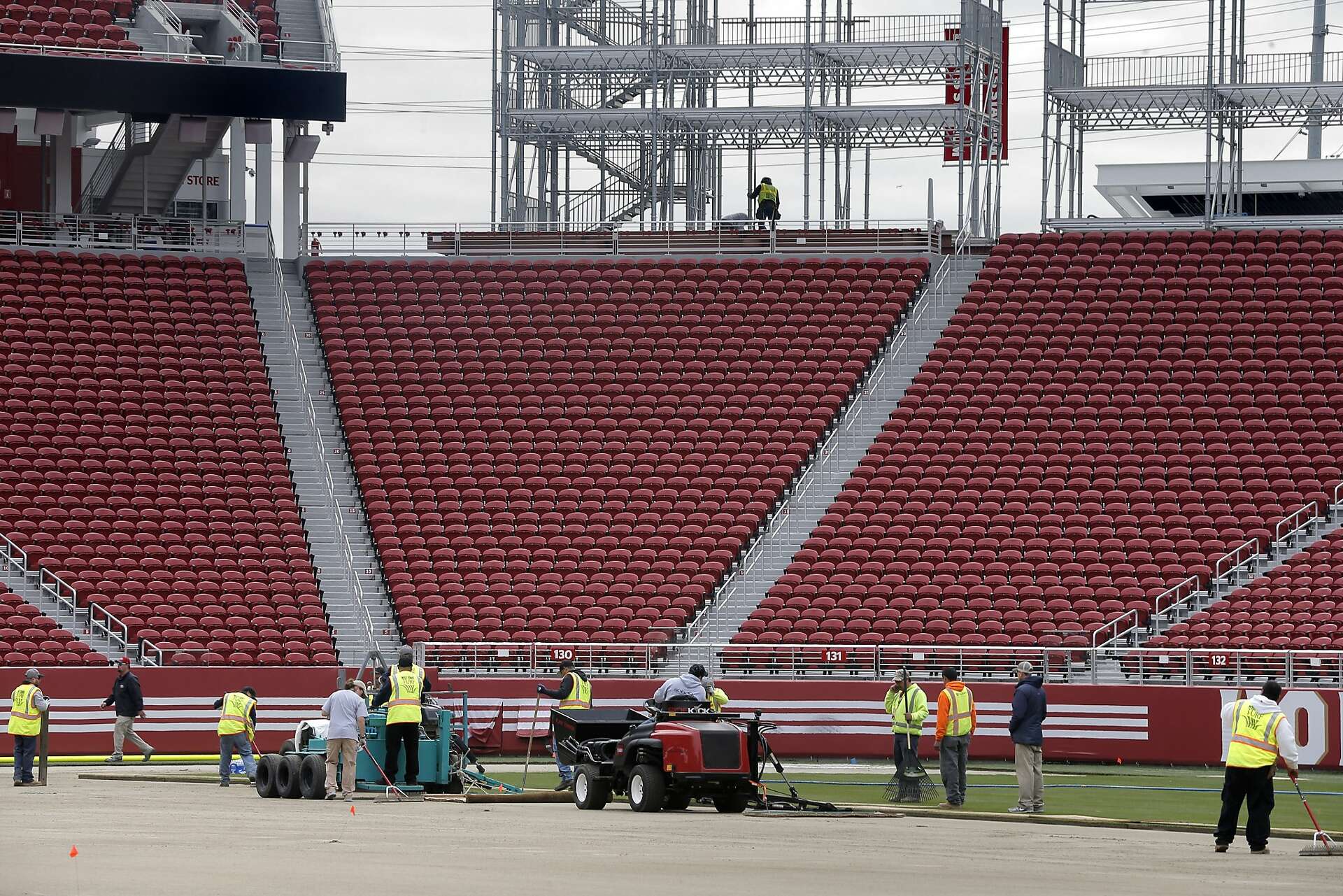 The grass is greener in Santa Clara, as NFL rolls out new turf