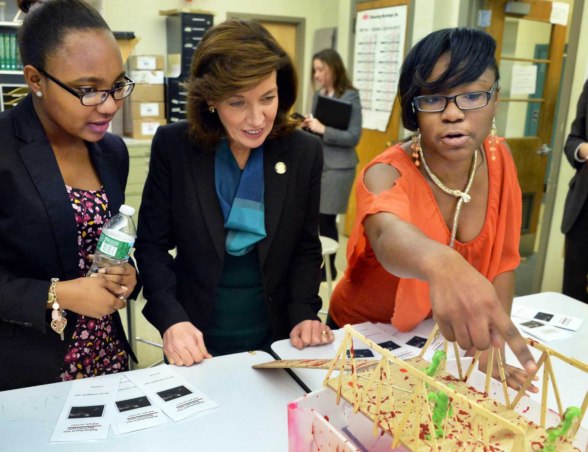 Photos: Lt. Gov. Kathy Hochul, Regents visit Troy tech program