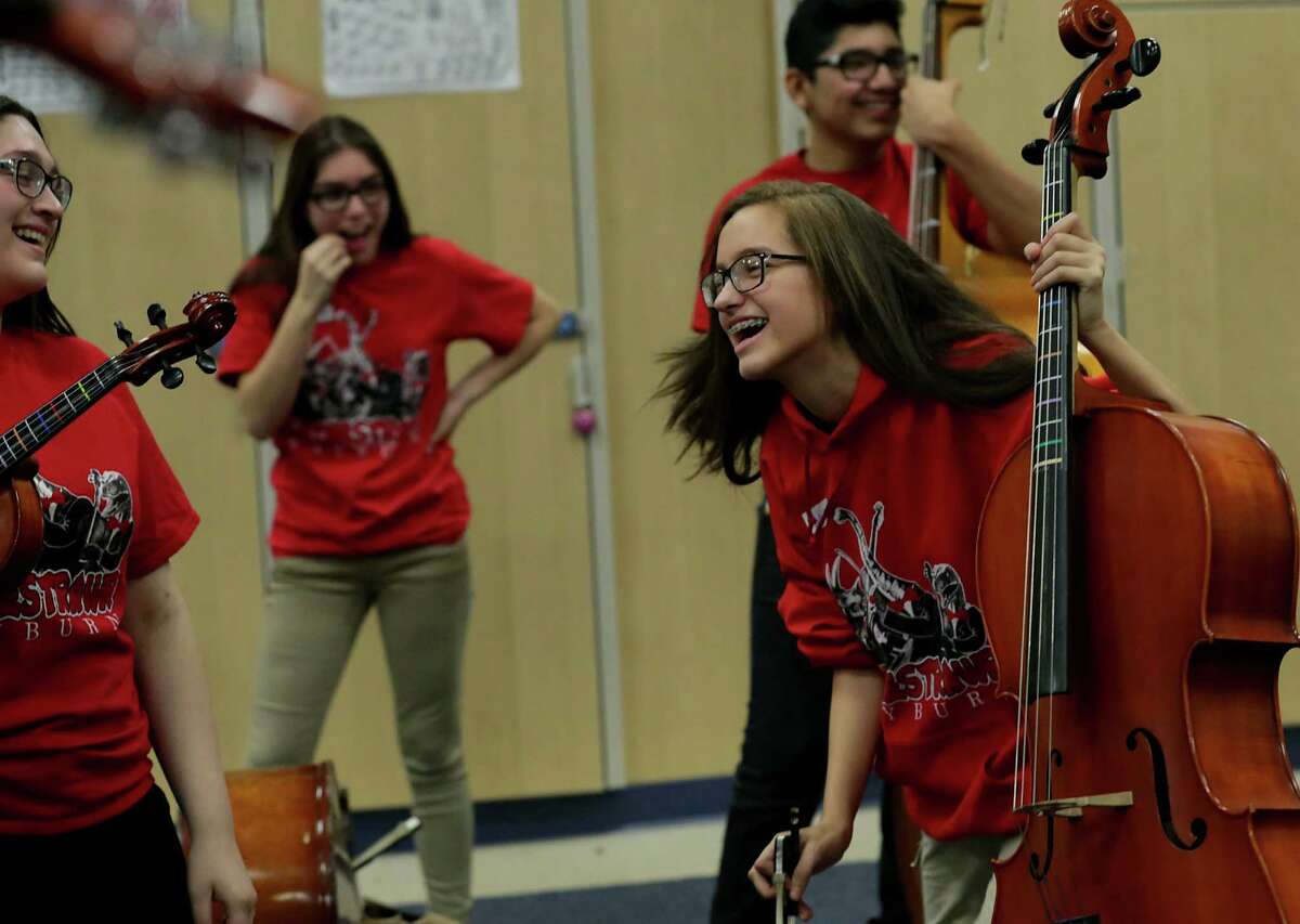 Orchestra students rock out