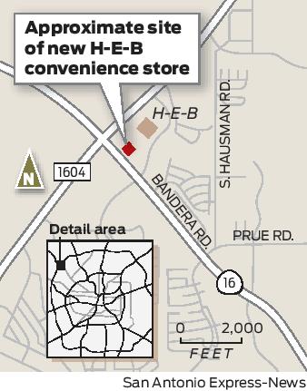 H-E-B plans $2.7 million convenience store on Bandera Road