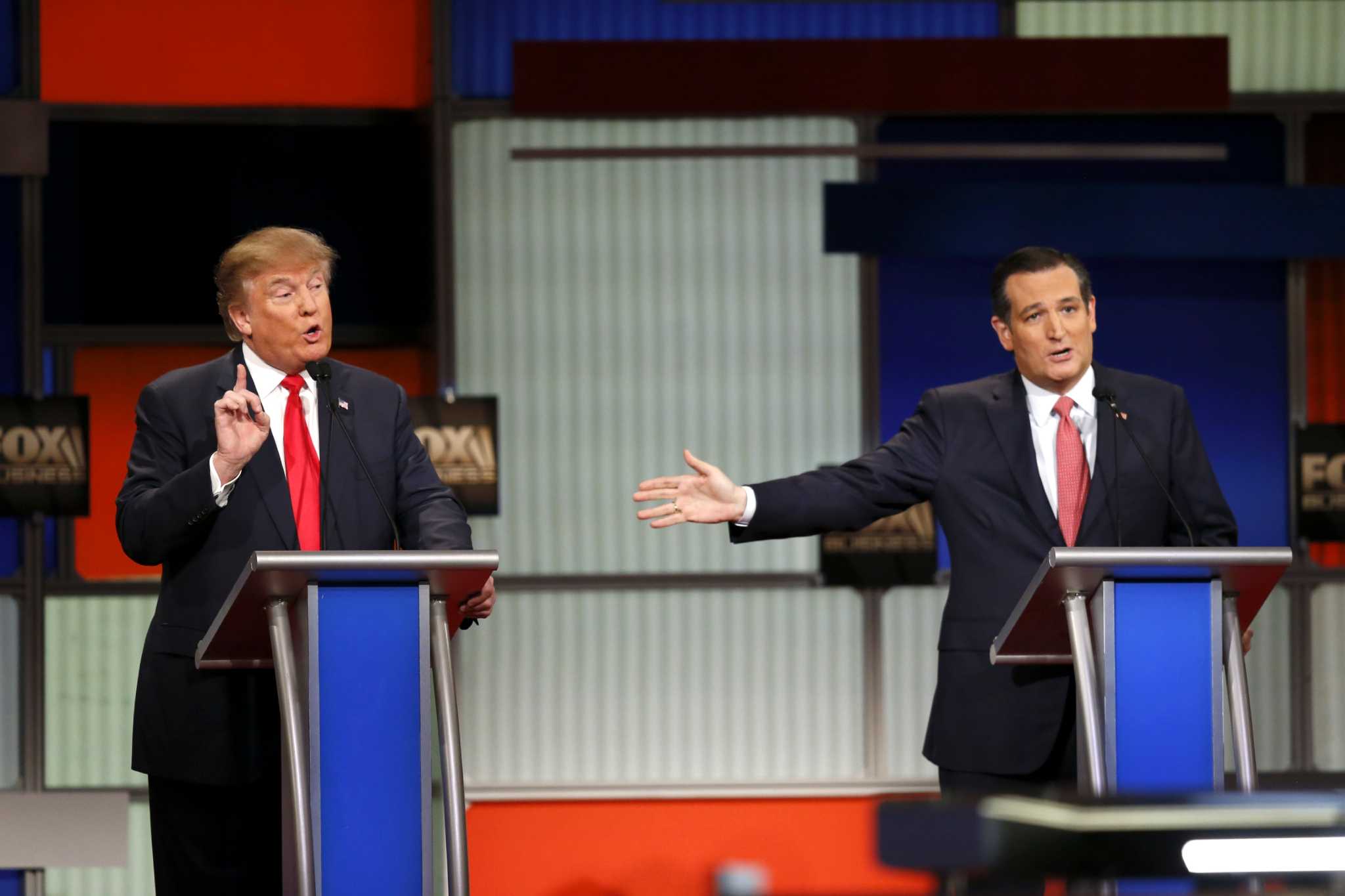 GOP front-runners spar in debate with Iowa caucuses loom