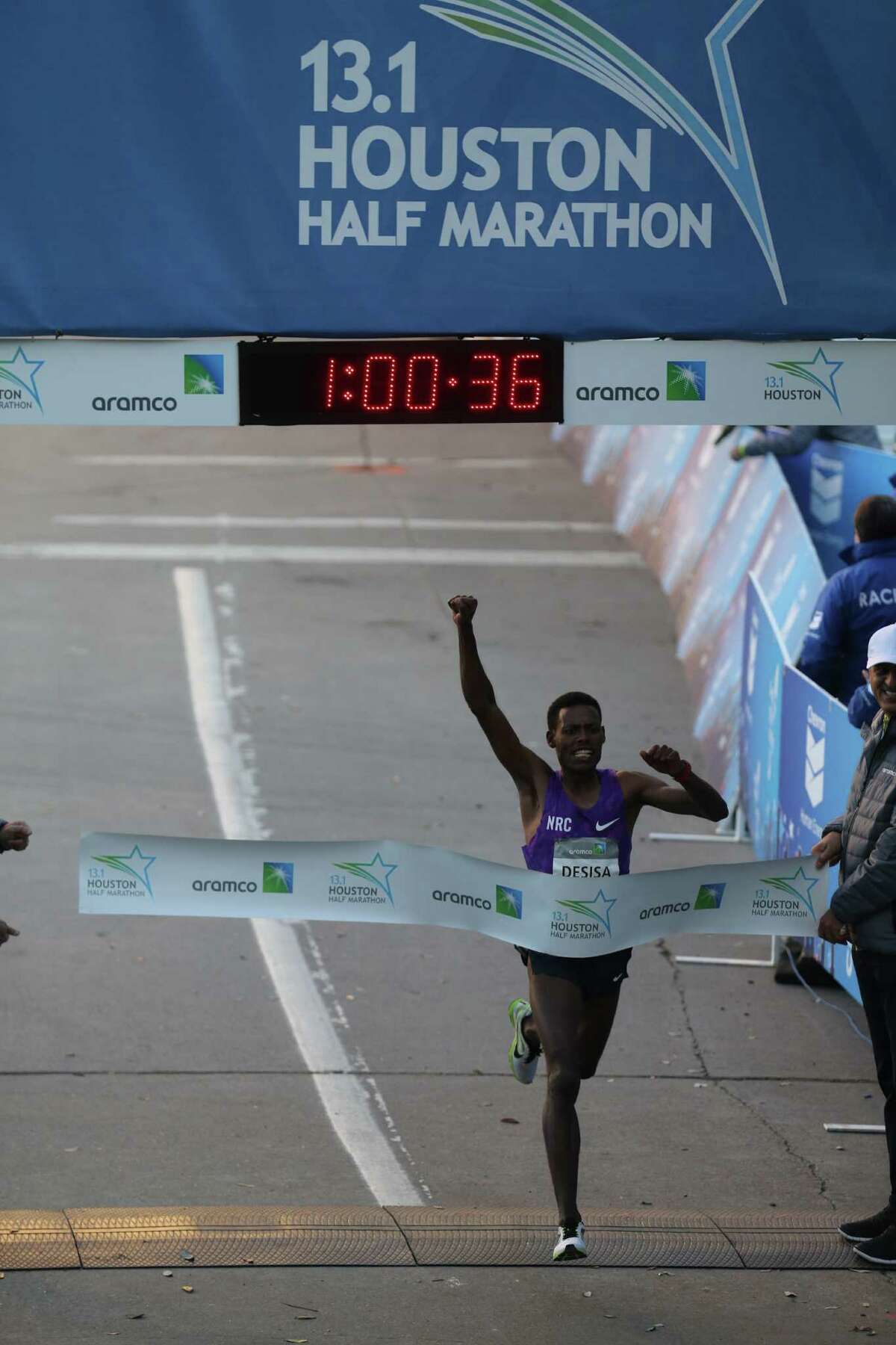 Full results from the Chevron Houston Marathon, Aramco Half Marathon