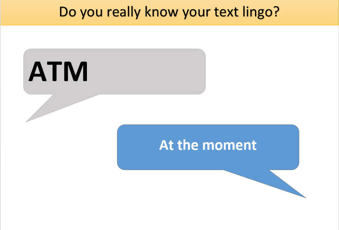 Quiz: How well do you know texting lingo?