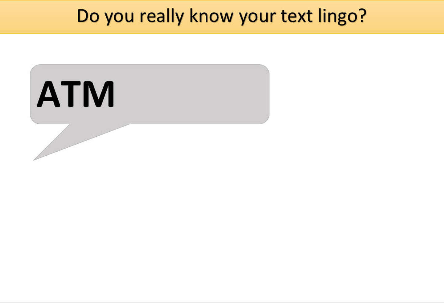 Quiz: How well do you know texting lingo?