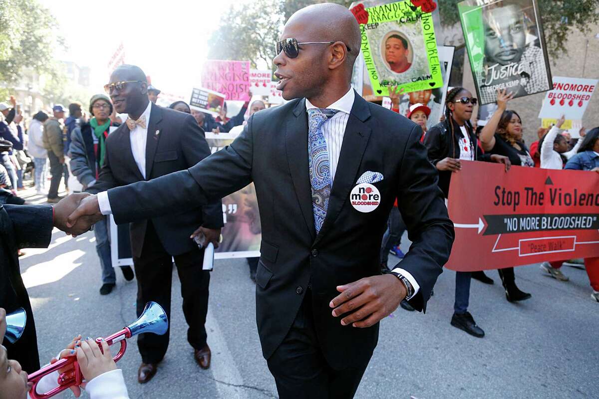 Houstonians turn out for MLK Day parades