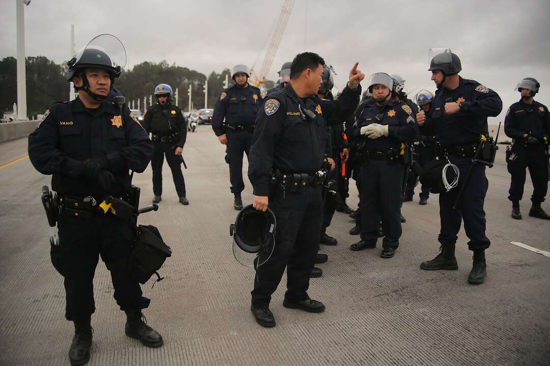 Bay Bridge reopens after protesters chain themselves, shut down span