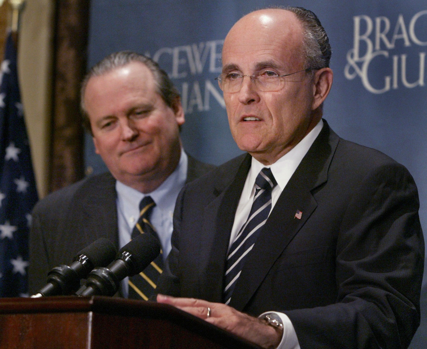 Giuliani leaving Houston's Bracewell