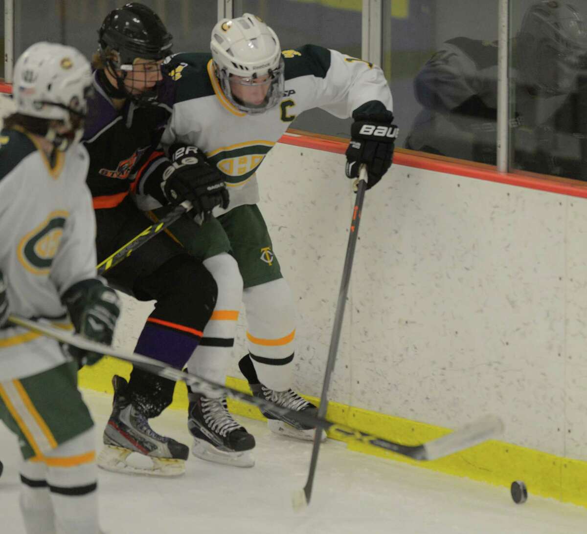 Westhill-Stamford Boys hockey co-op downs Trinity