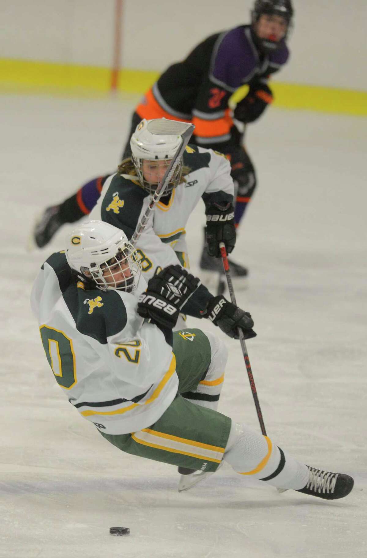 Westhill-Stamford Boys hockey co-op downs Trinity