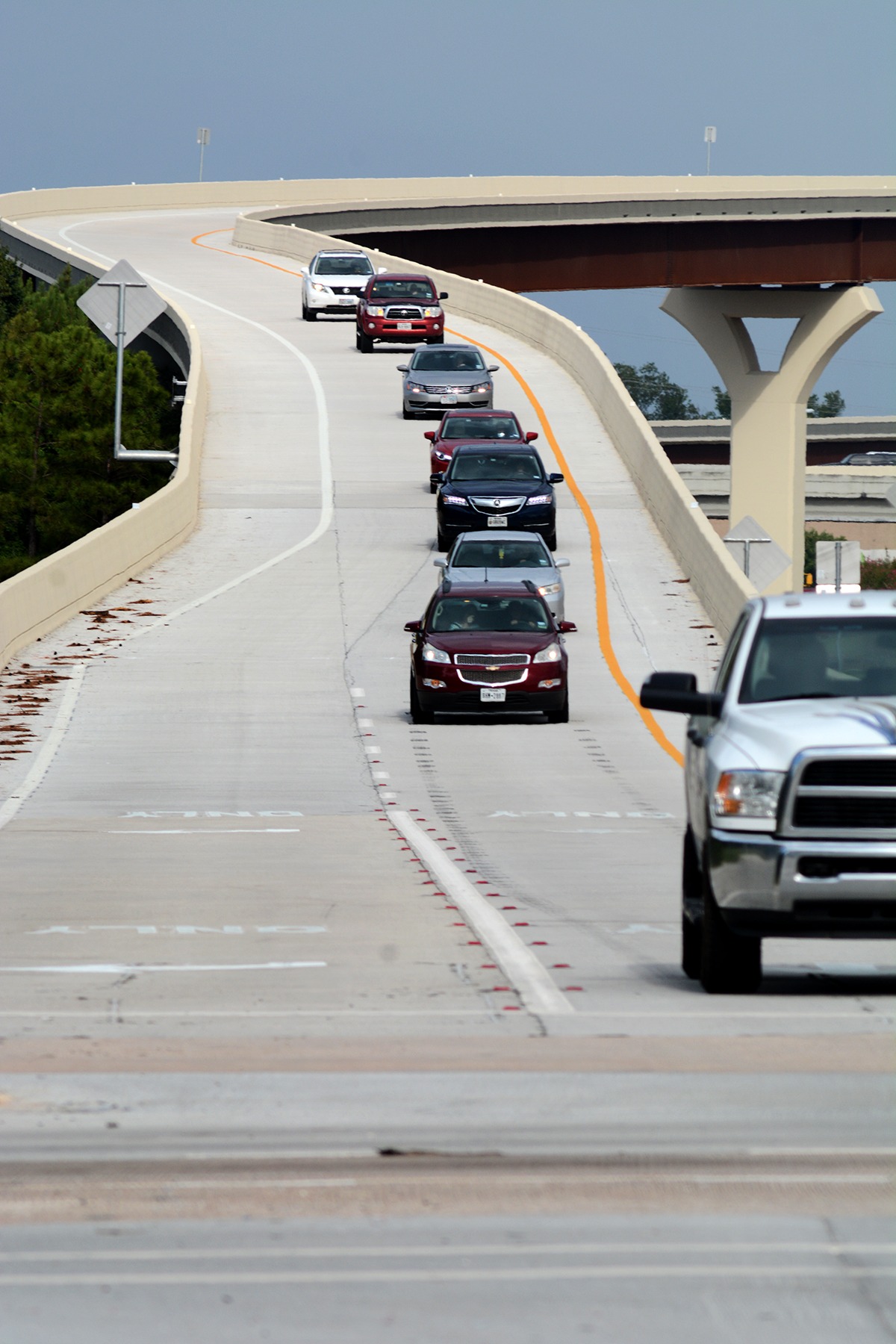 Texas 242 flyovers are helping to ease gridlock at I-45