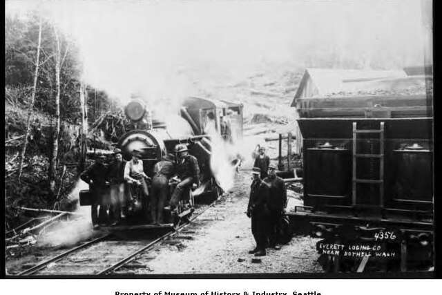 Northwest logging scenes from the early days