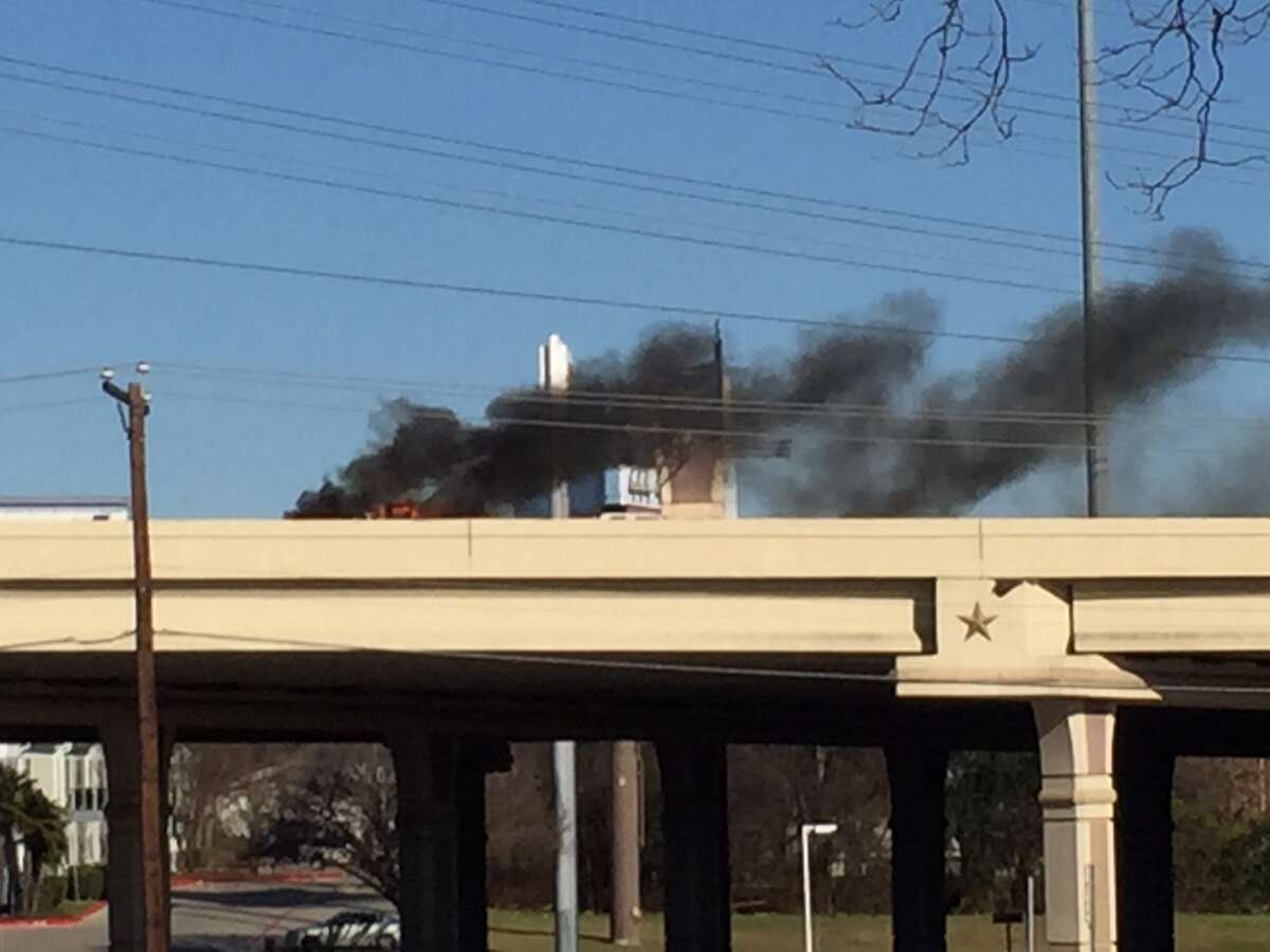 Vehicle fire shuts down lanes at I-10 and Loop 410 near Balcones Heights