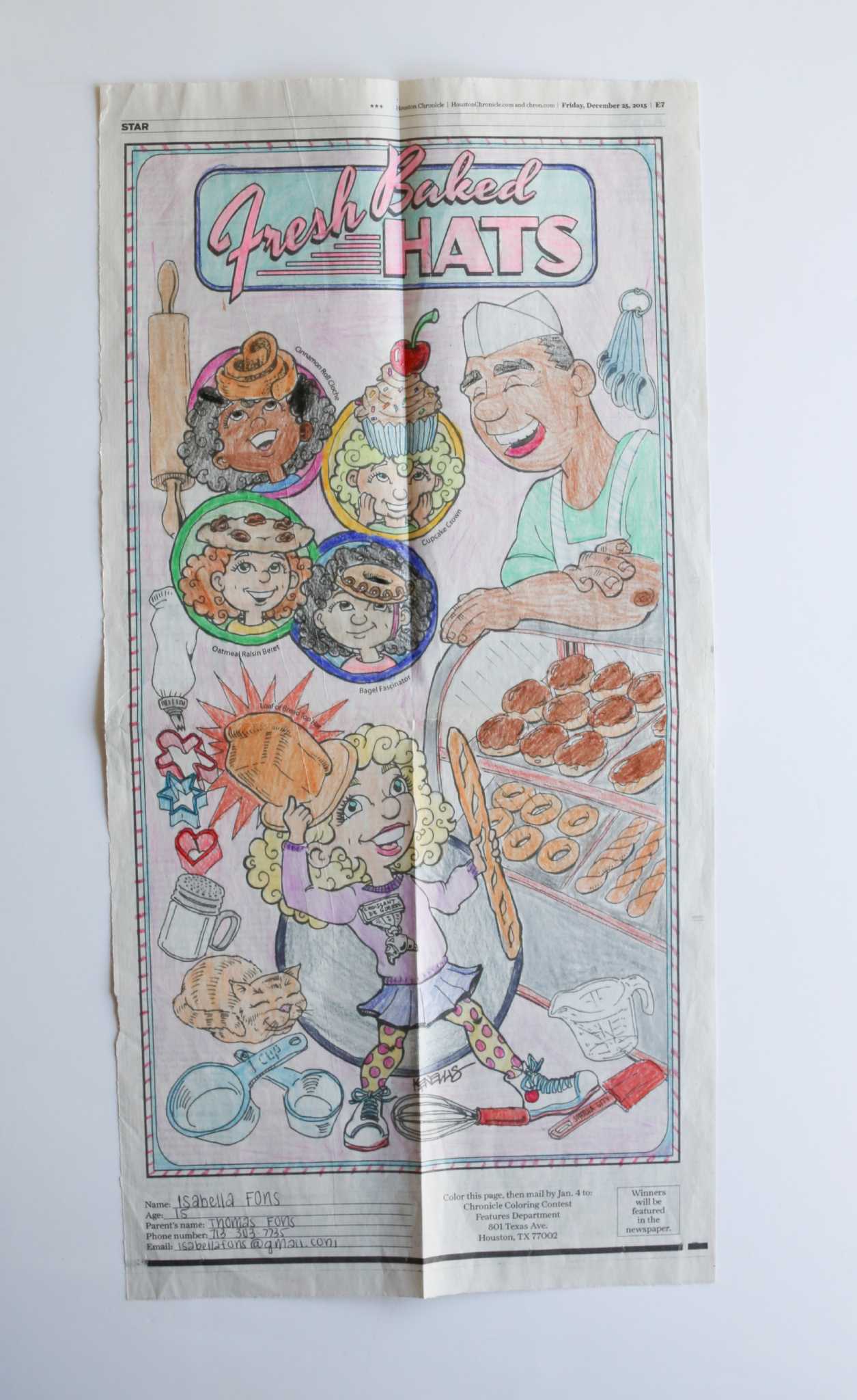 2016 Chronicle Coloring Contest