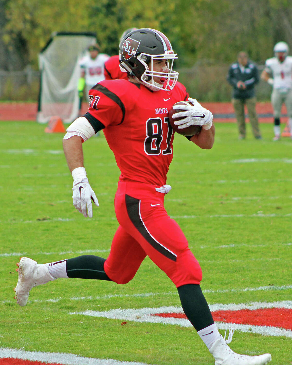 Greenwich’s Lefflbine, Ferraro sparked St. Lawrence’s football team