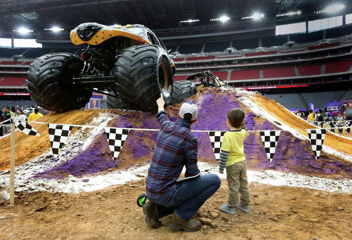 Monster Jam brings monster trucks to NRG Stadium just a week after ...