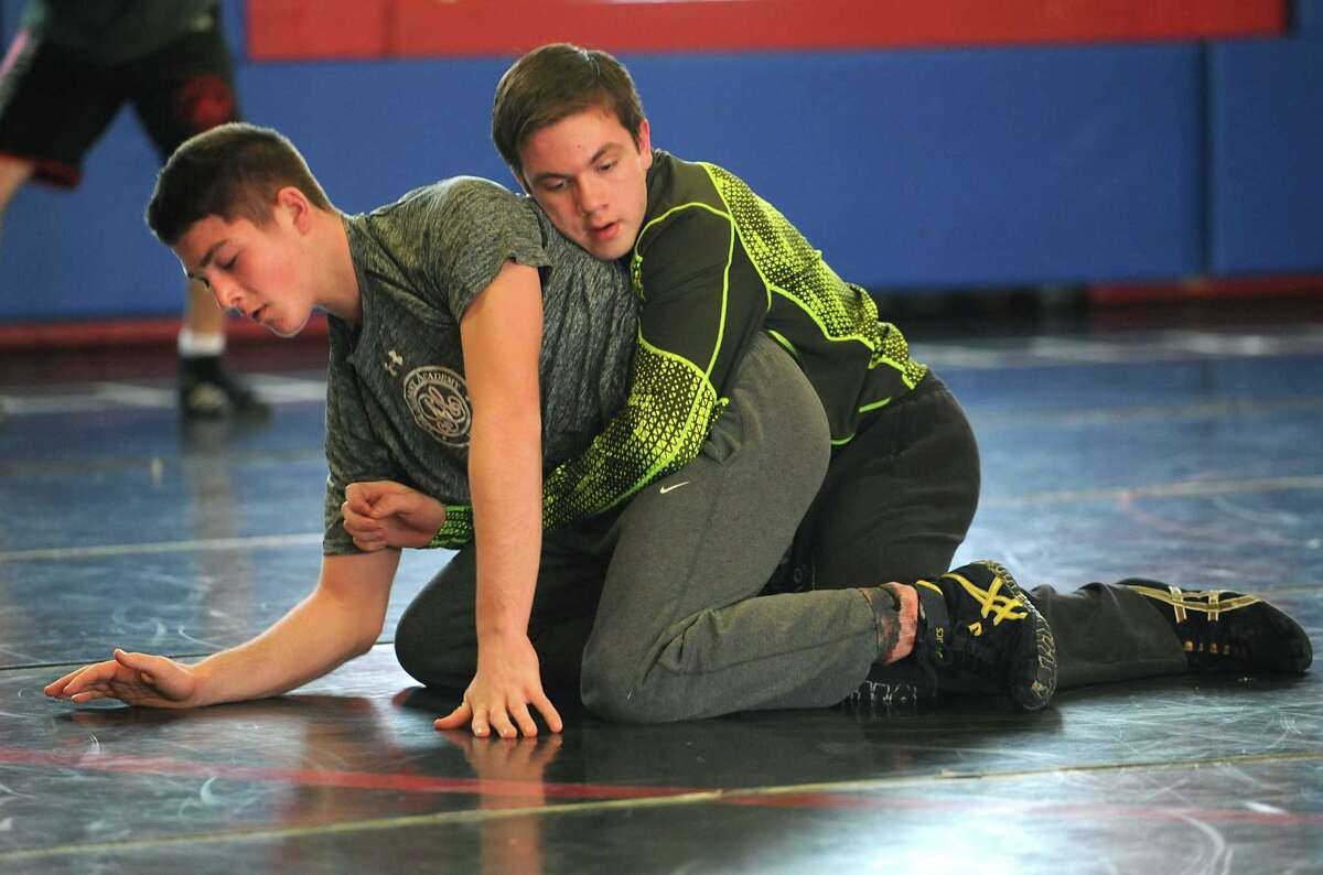 Albany Academy wrestler Kyle Jasenski puts in time to improve