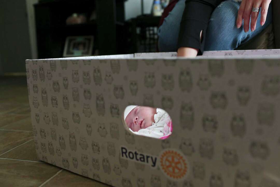 Baby boxes provide a safe place for infants to sleep