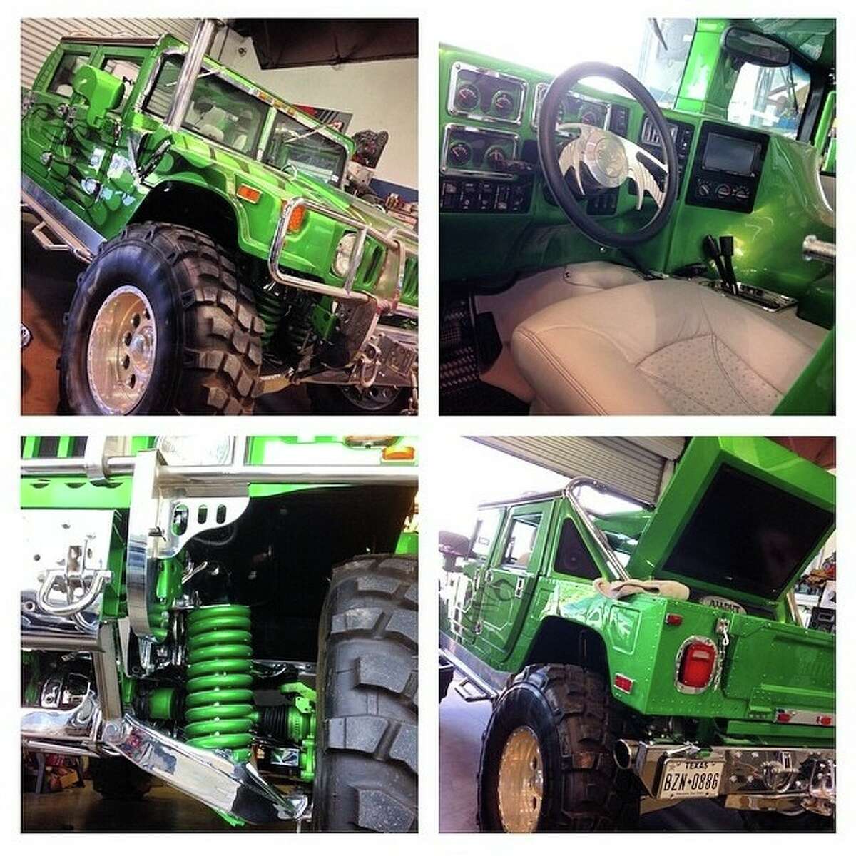 You can covet this custom H1 Hummer at the Houston Auto Show this week