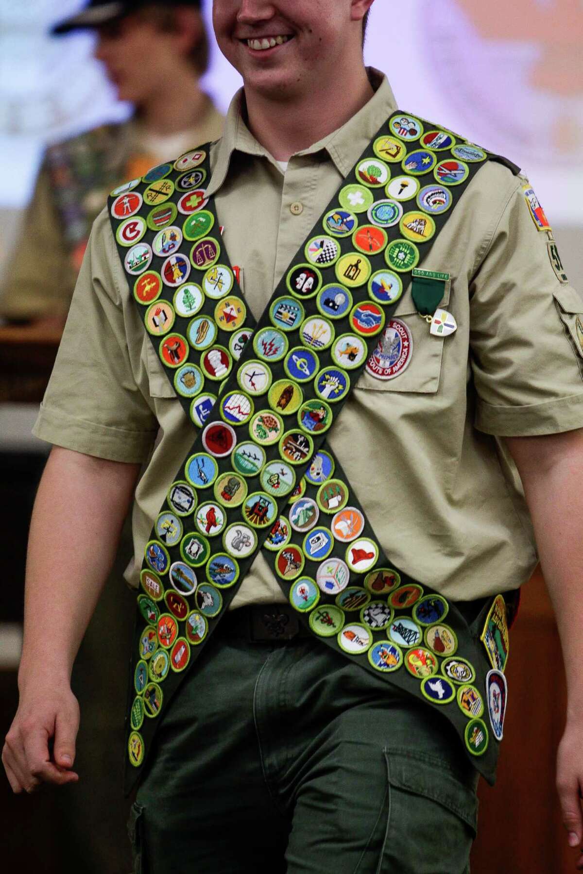 Milestone reached as Houston teen earns all 138 badges offered by Boy ...