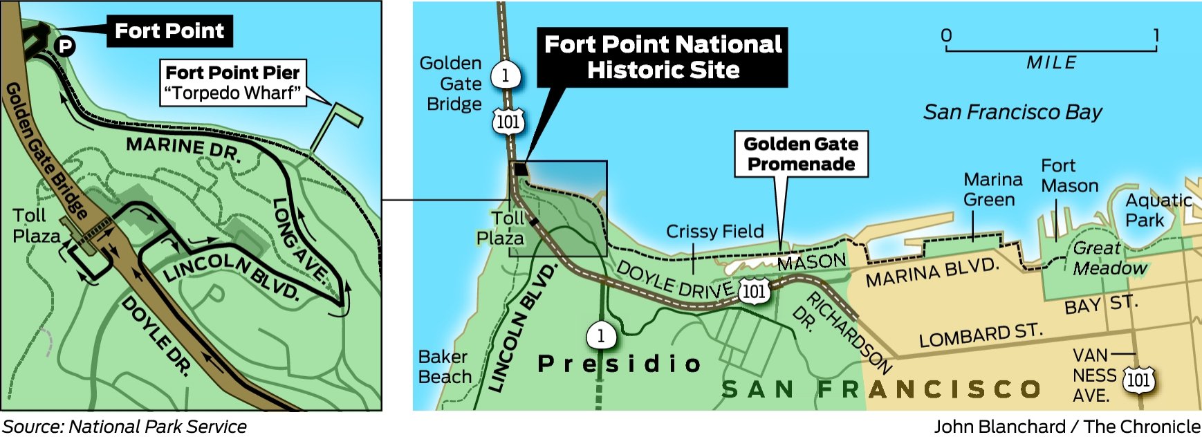 Fort Point boasts history and world-class views
