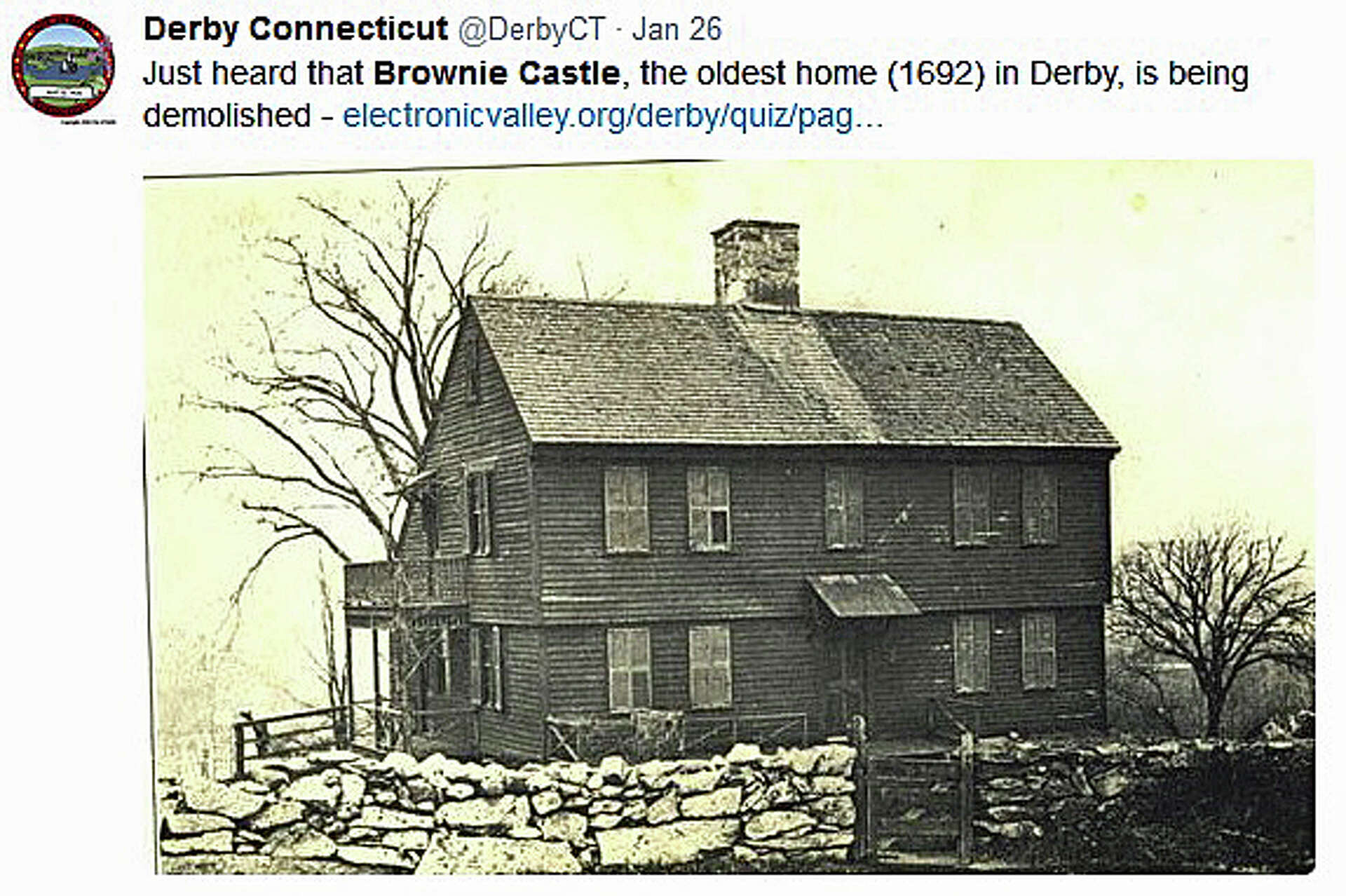 Derby’s oldest house demolished