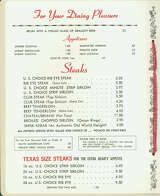 Vintage menus show which foods Americans used to love