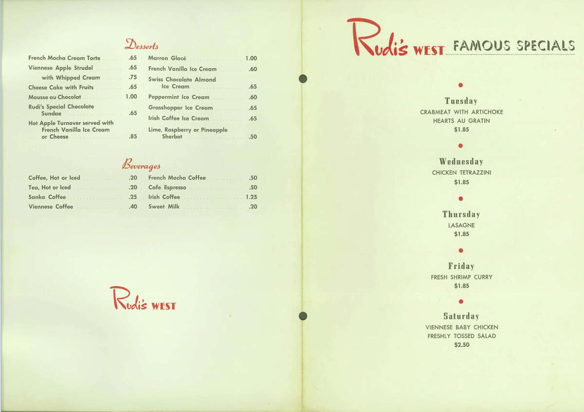 Vintage menus show which foods Americans used to love