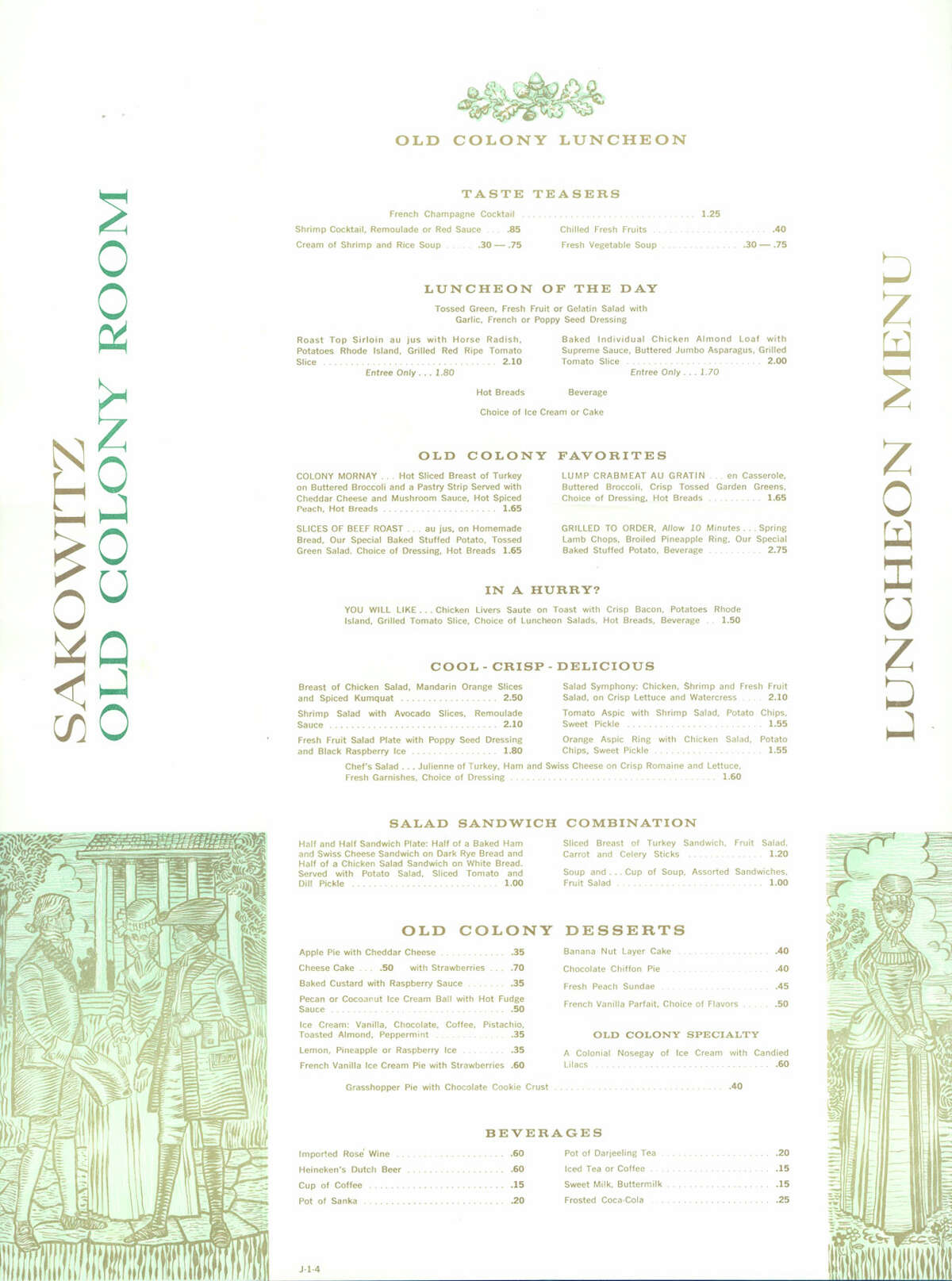 Vintage menus show which foods Americans used to love