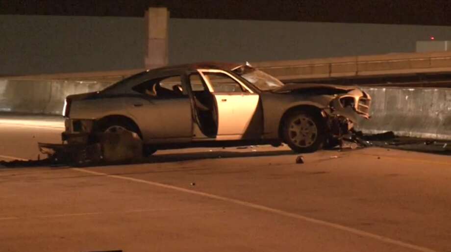 Dodge Charger flips, driver killed - Houston Chronicle