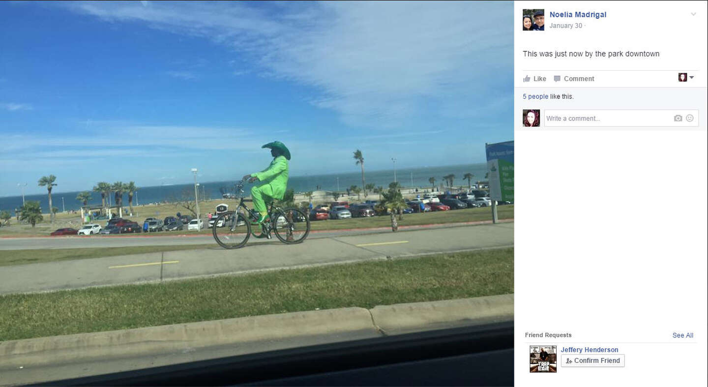 Cheech Marin posts meme of Texas man who rides bike in Mexican pointy ...