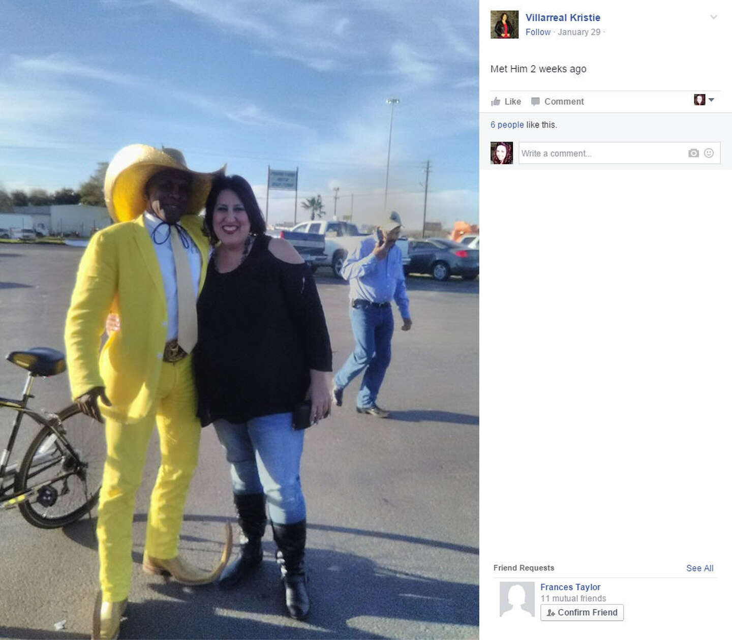 Cheech Marin posts meme of Texas man who rides bike in Mexican pointy ...